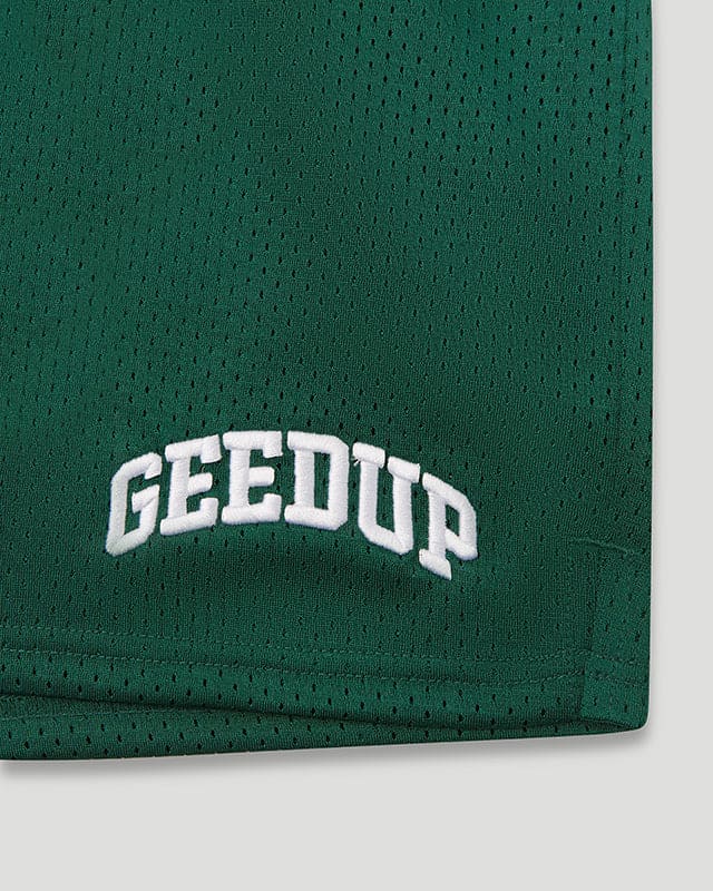 Team Logo Mesh Shorts Forest Green – Geedup Co. UK
